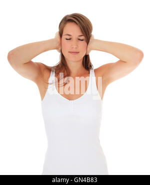 Keep ears shut Stock Photo - Alamy