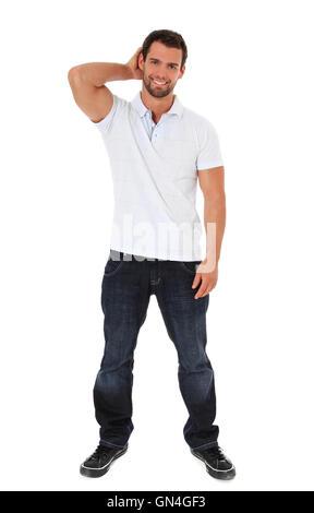 Attractive caucasian man shot in studio Stock Photo - Alamy