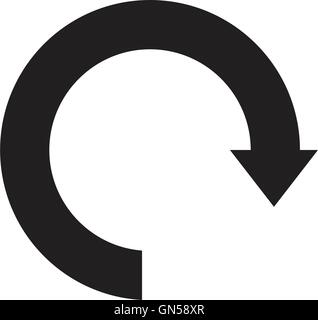 Reload vector icon isolated on transparent background, Reload ...