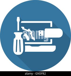 Repair Kit Icon. Flat Design Stock Vector Image & Art - Alamy