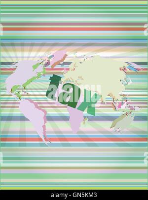 tax word on digital touch screen vector quotation marks with thin line ...