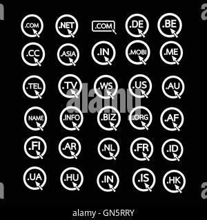 Domain dot biz sign icon Illustration Stock Vector Image & Art - Alamy