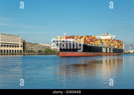 MAERSK LINE MSC BARBARA BREAK BULK CONTAINER CARGO SHIP SAVANNAH RIVER ...