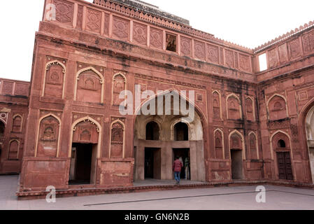 Akbari Mahal, Agra Fort, Agra, Uttar Pradesh, North India Stock Photo ...