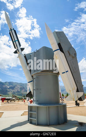 The White Sands Missile Range Museum has both a large outdoor display ...