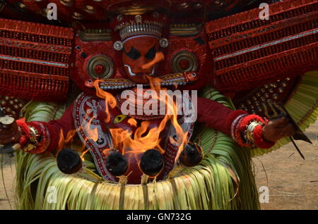 Theechamundi-Theyyam-it is a ritual dance popular in north Kerala or ...