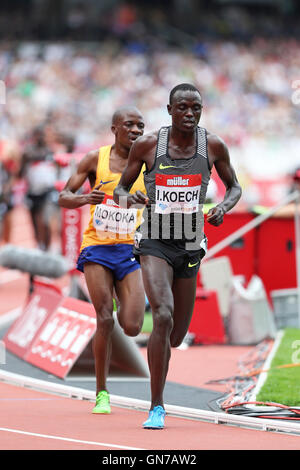 Stephen MOKOKA and Isiah Kiplangat KOECH competing in Men's 5000m at ...