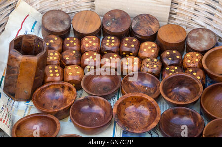 Essaouira, Morocco. Boxes made from Thuya Wood Stock Photo - Alamy