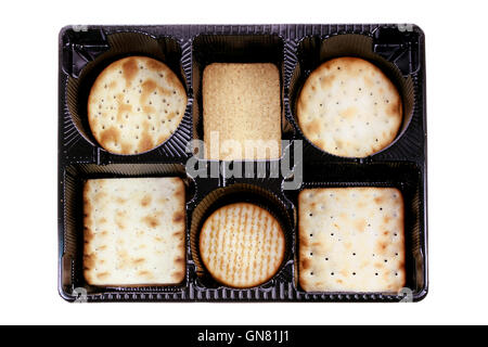 box assorted crackers Stock Photo - Alamy