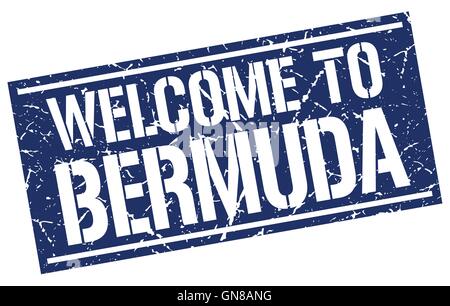 welcome to Bermuda stamp Stock Vector Image & Art - Alamy