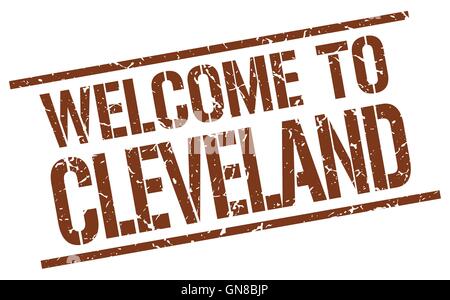 welcome to Cleveland stamp Stock Vector Image & Art - Alamy