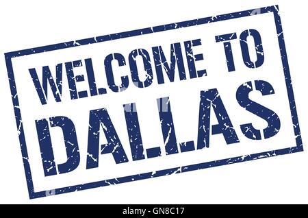 welcome to Dallas stamp Stock Vector Image & Art - Alamy