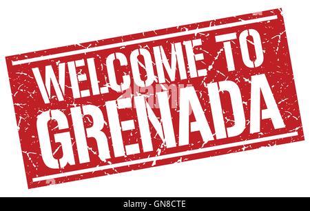 welcome to Grenada stamp Stock Vector Image & Art - Alamy