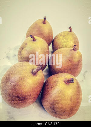 six ripe pears Stock Photo - Alamy