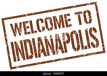 welcome to Indianapolis stamp Stock Vector Image & Art - Alamy