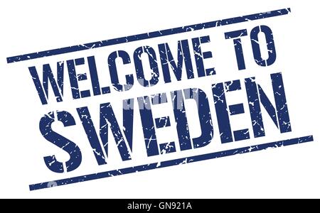 welcome to Sweden stamp Stock Vector Image & Art - Alamy