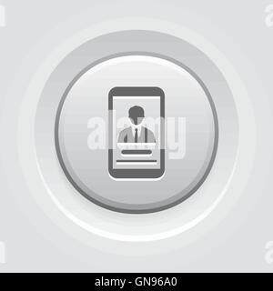 Personal Profile on Phone Icon Stock Vector Image & Art - Alamy