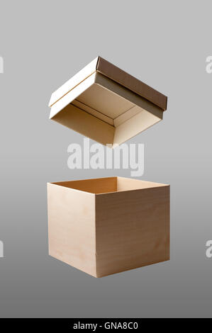 open square box in isolated background Stock Photo - Alamy