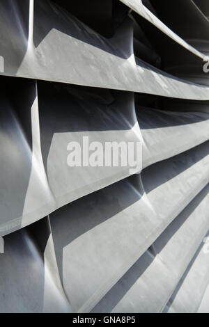 Jet engine inlet turbo vanes Stock Photo - Alamy