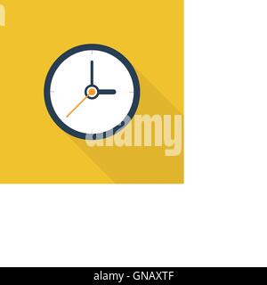 clock digital flat style icon vector illustration design Stock Vector ...