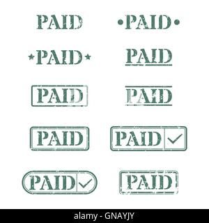 paid stamp. paid square grunge sign. paid Stock Vector Image & Art - Alamy