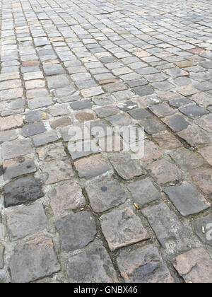 Streets road pavement in Paris, France. Stones and asphalt Stock Photo ...