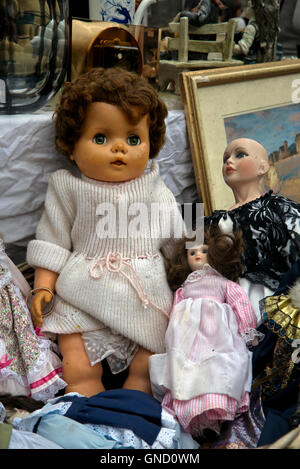 Second hand dolls for sale in the market in Tupiza Bolivia Stock Photo ...
