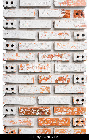 Brown Column Pillar Abstract Brick Pattern Element Detail Object ...