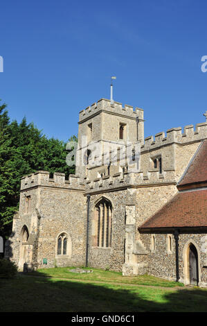 The church of St Mary the Virgin, Walkern, Hertfordshire Stock Photo ...