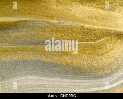 Smooth surface of layered sandstone sediment rock Stock Photo - Alamy
