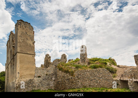 Apponyi castle ruins from the 13th century. Oponice, Slovakia Stock ...