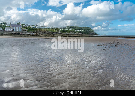 A view of Benllech on Anglesey taken on a sunny August afternoon Stock ...