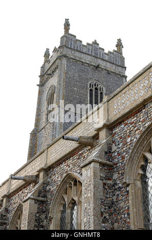 Walberswick Parish Church of St Andrew and graveyard with adjoining ...