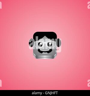 geek girl avatar portrait Stock Vector Image & Art - Alamy