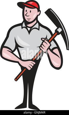 man with pickaxe Stock Vector Image & Art - Alamy