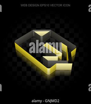 Paper document with ribbon icon glow neon style, educational ...