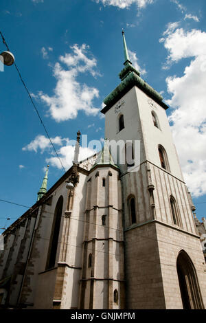 Brno Czech Republic gothic architecture view in old town no people ...