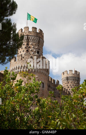 The new castle of Manzanares el Real of Madrid Stock Photo - Alamy