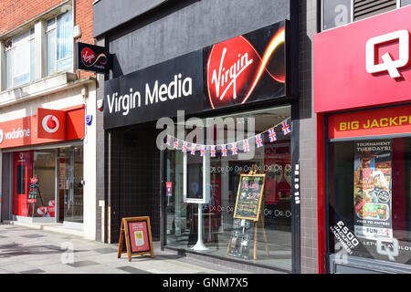 Slough, Berkshire, UK. The Virgin Media O2 offices on the A4 Bath Road ...