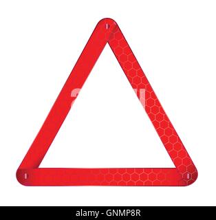 Red triangle warning sign on white background Stock Vector Image & Art ...