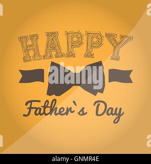 Colored background with text and a bowtie for father's day celebrations ...