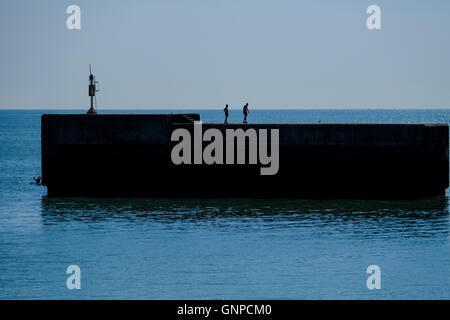 Hastings WW2 Sea Defence Stock Photo - Alamy