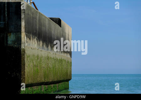 Hastings WW2 Sea Defence Stock Photo - Alamy