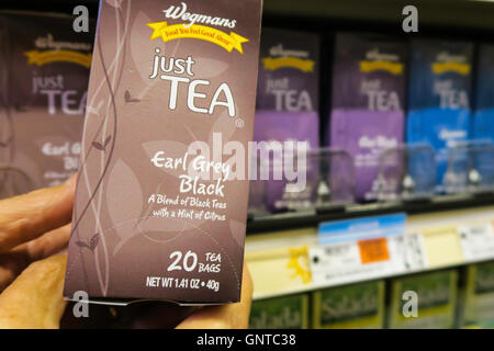 Store Brand Tea at Wegmans Grocery Store, Westwood, Massachusetts, USA ...