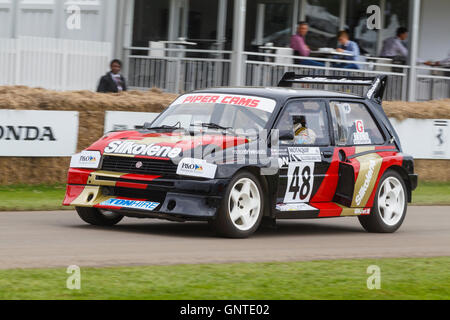 MG Metro rally car at the Festival of Speed 2022 at Goodwood, Sussex ...