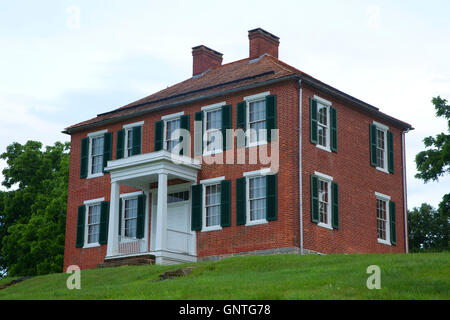 Pry House Field Hospital Museum windows, Antietam National Battlefield ...