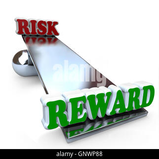 Good vs Bad Words on Scale Weighing Positives vs Negatives Stock Photo ...