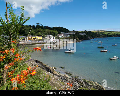 Glandore village Glandore Harbour County Cork Eire Ireland Stock Photo ...