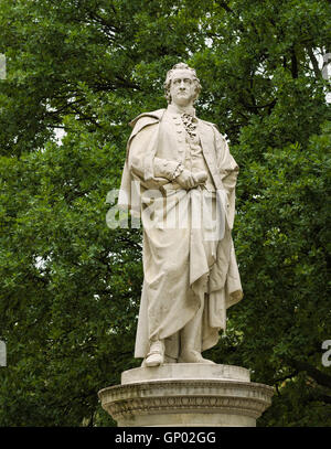 Statue of famous german writers Goethe and Schiller in Weimar, Germany ...