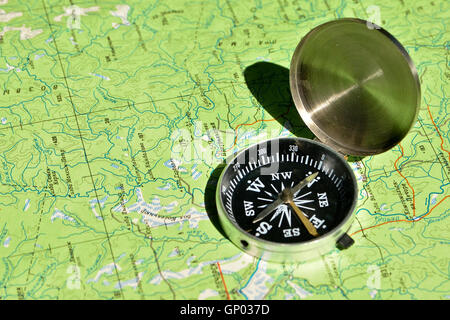 No orientation no travel. The tools of orienteering - map and a ...